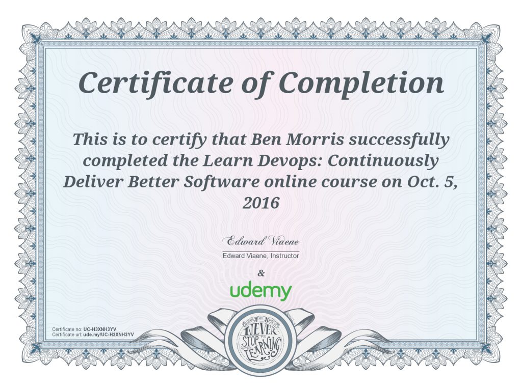 Certification: DevOps. Continuously Deliver Better Software ...